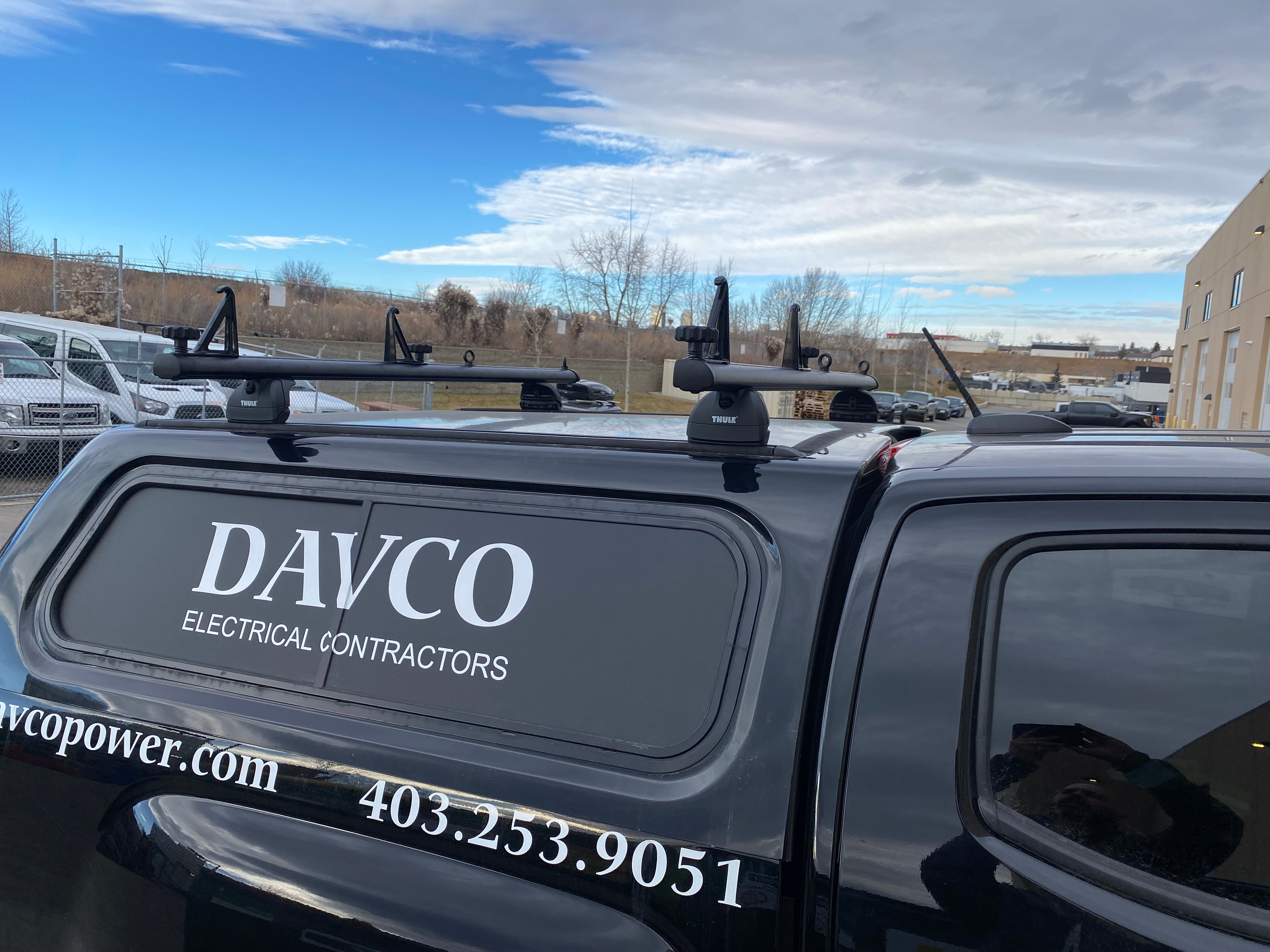 Truck Topper Rack Intallation Using Thule Top Tracks and Pro Bars ...