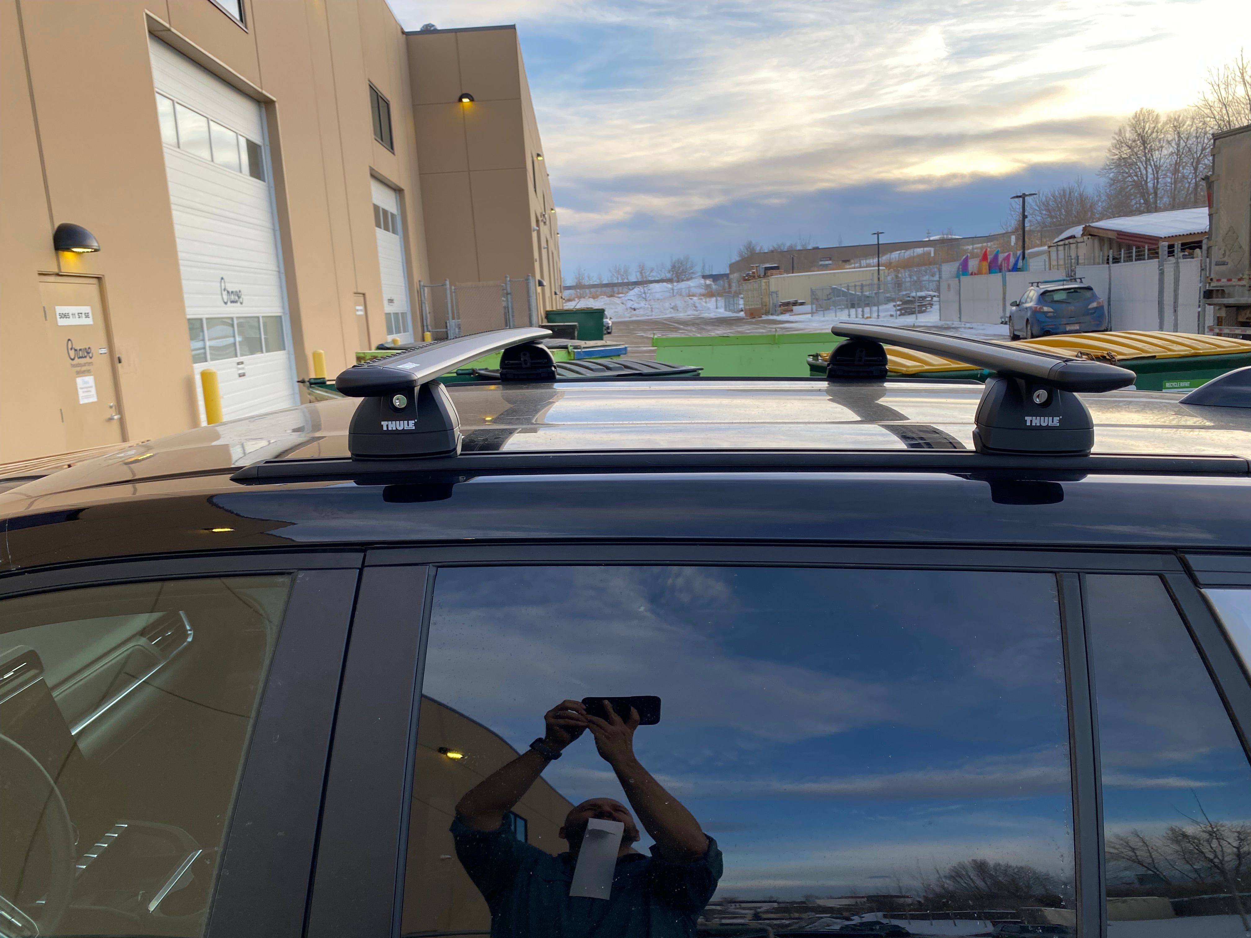 Custom Thule Top Track Drill-In Roof Rack Install | Roof Racks Calgary